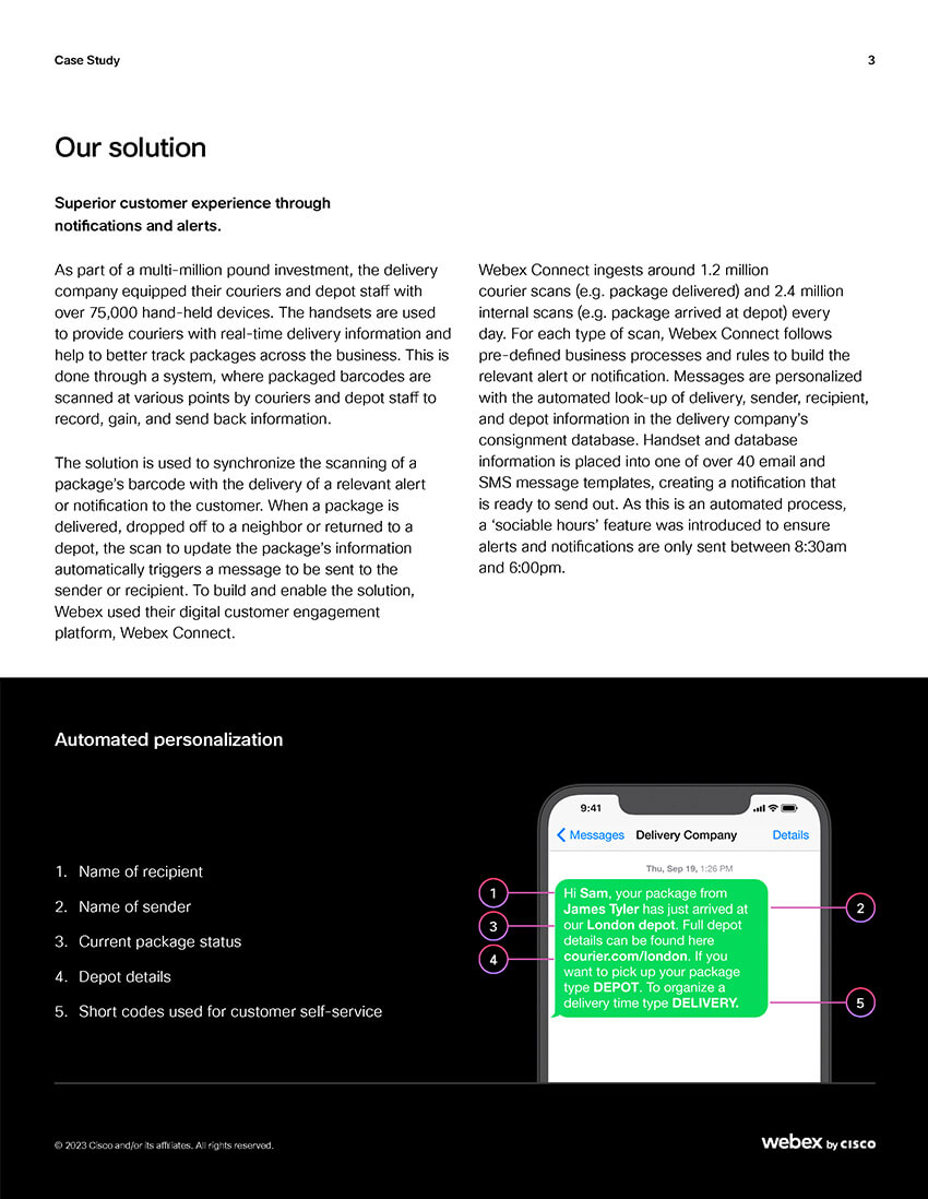 Case study | Global delivery company