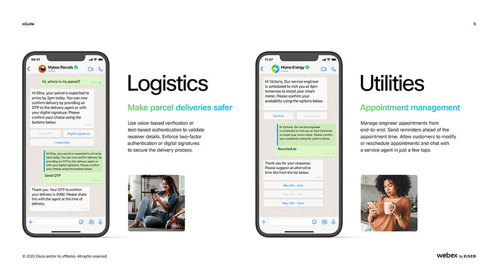 WhatsApp Business API – use cases